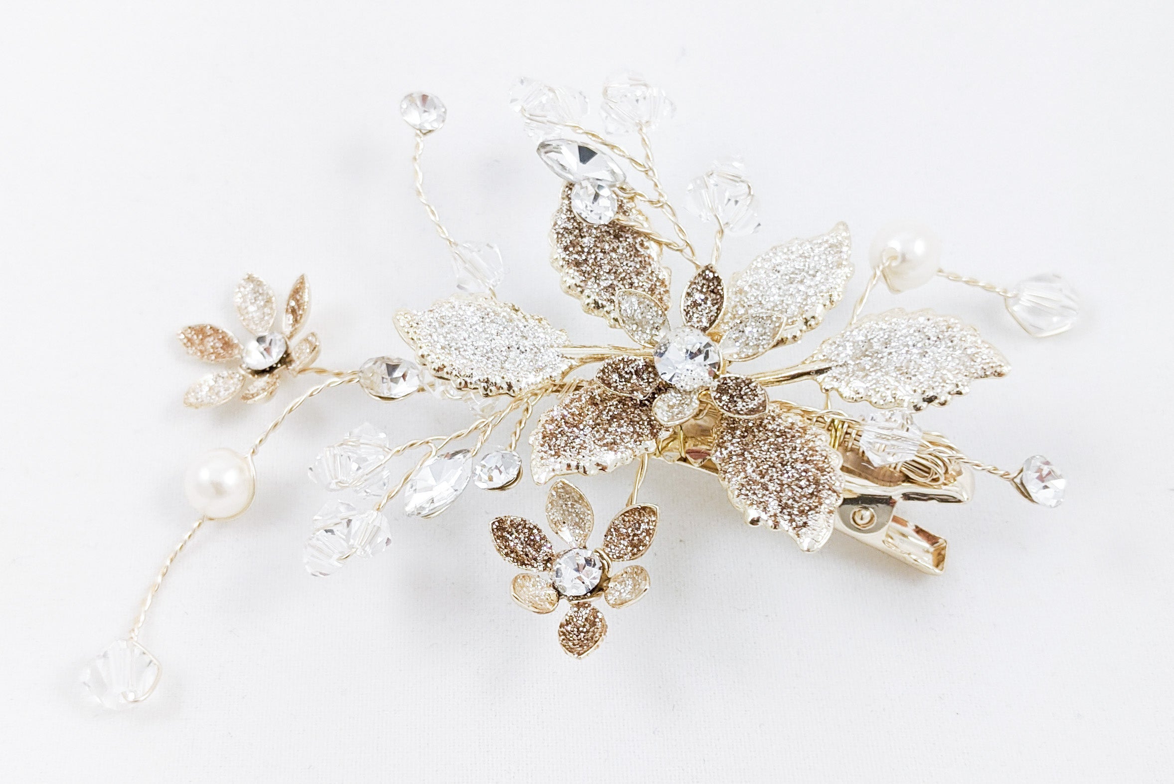 Anya Hair Clip | Ivory Knot - Bridal Accessories